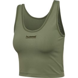 Hummel Sportshirt "Hmlhiit Intensity W Top" in Gr&uuml;n | Gr.: S