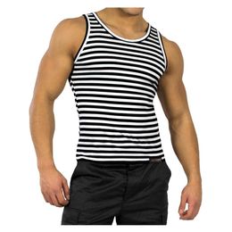 Normani Outdoor Sports Marine Tank-Top Wolgadelta in Schwarz/Wei&szlig; | Gr.: M