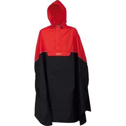 Pro X PRO-X elements Rad-Poncho "TRENTO" in Rot/Charcoal | Gr.: M/L