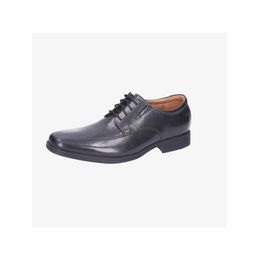 Clarks Schn&uuml;rschuhe Elegant in schwarz | Gr.: 42