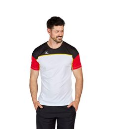 Herren Change By Erima T-Shirt in wei&szlig;/schwarz/rot | Gr.: 164