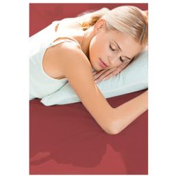 Bassetti Spannbettlaken TOPPER in rosso siena | Gr.: 90x190 cm - 100x200 cm