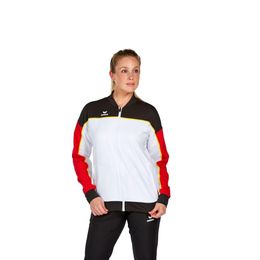 Damen Change By Erima Pr&auml;sentationsjacke in wei&szlig;/schwarz/rot | Gr.: 44
