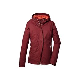 Killtec Outdoojacke mit Kapuze in Weinrot | Gr.: 38