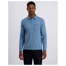 Pierre Cardin Langarm-Poloshirts in Blue Heaven | Gr.: 3XL
