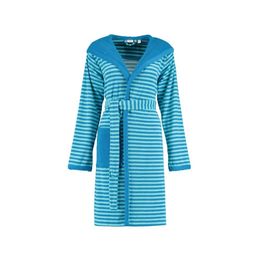 Esprit Badem&auml;ntel Damen Kapuze Striped Hoody turquoise - 002 in turquoise - 002 | Gr.: M