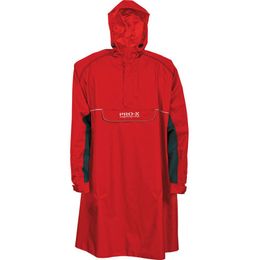 Pro X PRO-X elements Rad-Poncho "BERN" in Rot/Marineblau | Gr.: M/L