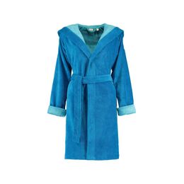 Esprit Badem&auml;ntel Damen Kapuze Cosy turquoise - 002 in turquoise - 002 | Gr.: M
