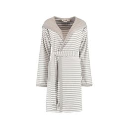 Esprit Badem&auml;ntel Damen Kapuze Striped Hoody stone - 005 in stone - 005 | Gr.: XL