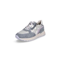 Gabor Comfort Sneaker in Blau Silber | Gr.: 42,5