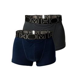 HOM Boxershort 2er Pack in Blau/Grau | Gr.: S