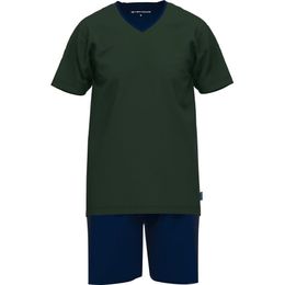 Tom Tailor Shorty Nevada in gr&uuml;n-dunkel-Ringel | Gr.: 56