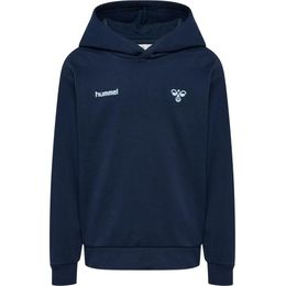 Hummel Kapuzenpullover Hmljr Graphic Kinder in DRESS BLUES | Gr.: 146/152