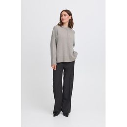 Ichi Langarm IHBALLIA Loose fit in Grey melange | Gr.: S