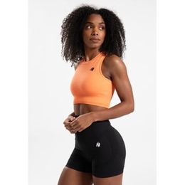 Gorilla Wear Olivia Nahtloses Crop-Top &ndash; Pfirsich | Gr.: XS/S