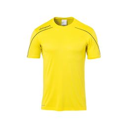 Uhlsport Trainings-T-Shirt STREAM 22 in limonengelb/schwarz | Gr.: 140