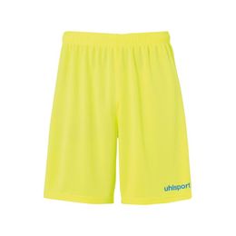 Uhlsport Shorts CENTER BASIC - OHNE INNENSLIP in fluo gelb/radar blau | Gr.: M