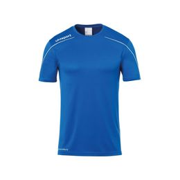 Uhlsport Trainings-T-Shirt STREAM 22 in azurblau/wei&szlig; | Gr.: XXL