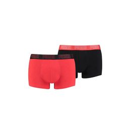 Puma Boxershort 2er Pack in Rot/Schwarz | Gr.: XL