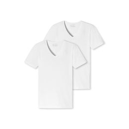 Schiesser T-Shirt 2er Pack in Wei&szlig; | Gr.: XXL