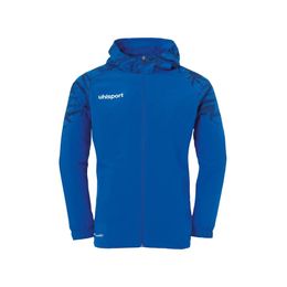 Uhlsport Kapuzenjacke GOAL 25 EVO WOVEN HOOD JACKET in azurblau/marine | Gr.: 3XL