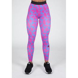 Gorilla Wear Leggings - Colby - Blau/Rosa | Gr.: L