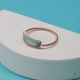 Holzkern Summersweet Ring Ros&eacute; und Perlmutt