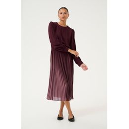 Culture Jerseykleid CUcarly Relaxed fit in Oldrose/Winetasting Stripe | Gr.: S