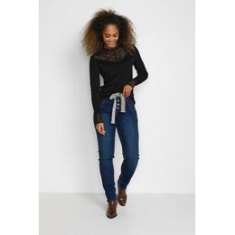 Cream Langarm-Bluse CRTrulla Slim fit in Pitch Black | Gr.: S