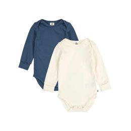 m&uuml;sli Langarmbody 2er-Pack in Tofu / Navy | Gr.: 62
