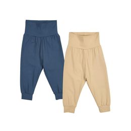 m&uuml;sli Babyhose 2er-Pack in Safari / Navy | Gr.: 68