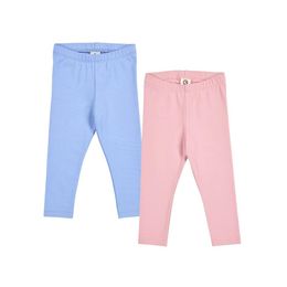 m&uuml;sli Babyleggings 2er-Pack in Nectar / Shell blue | Gr.: 92