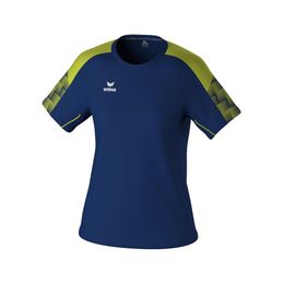 Erima Damen T-Shirt in new navy/lime | Gr.: 42