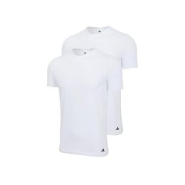 Adidas T-Shirt 2er Pack in Wei&szlig; | Gr.: S