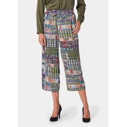 GOLDNER Kurzgr&ouml;&szlig;e: Druckhose in bunt / gemustert | Gr.: 20