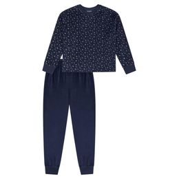 Schiesser Pyjama Nightwear 3 in Dunkelblau | Gr.: 152