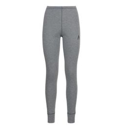 Odlo Leggings/Laufhose BL BOTTOM LONG ACTIVE WARM E in Grau | Gr.: XL