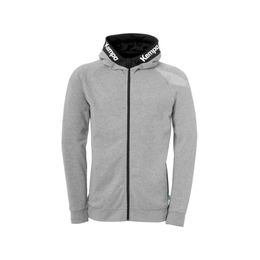 Kempa Kapuzenjacke Core 26 in dark grau melange | Gr.: 164