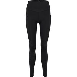 Hummel Leggings "Hiit Intensity High Waist Tights" in Schwarz | Gr.: XL