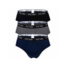 HOM Slip 3er Pack in Schwarz/Grau/Blau | Gr.: XL