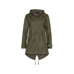 BMS Regenmantel "SoftSkin" in Oliv | Gr.: 44