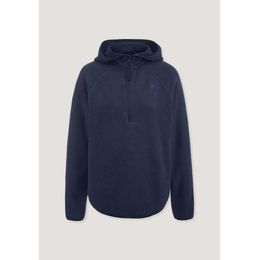 hessnatur Fleece Hoodie in mitternachtsblau | Gr.: XXL