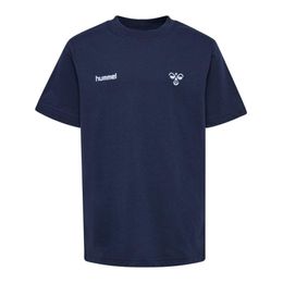 Hummel Shirt "Graphic T-Shirt S/S" in Blau | Gr.: 0-3 MONATE