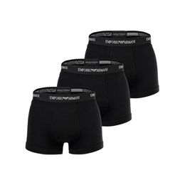 Emporio Armani Boxershort 3er Pack in Schwarz | Gr.: S