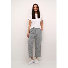 Kaffe Casual Hose KAnaya Relaxed fit in Midnight/White Stripe | Gr.: 38