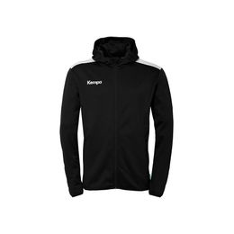 Kempa Kapuzenjacke Emotion 27 in schwarz/wei&szlig; | Gr.: 152