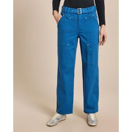 C'est Paris by C'est tout Wide Leg Jeans mit G&uuml;rtel