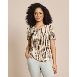 Helena Vera Shirt in Soft Ice Farben mit Struktur