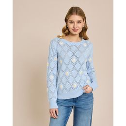Lola Paltinger Pullover mit Margeriten Stickerei