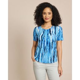 Helena Vera Shirt in Soft Ice Farben mit Struktur